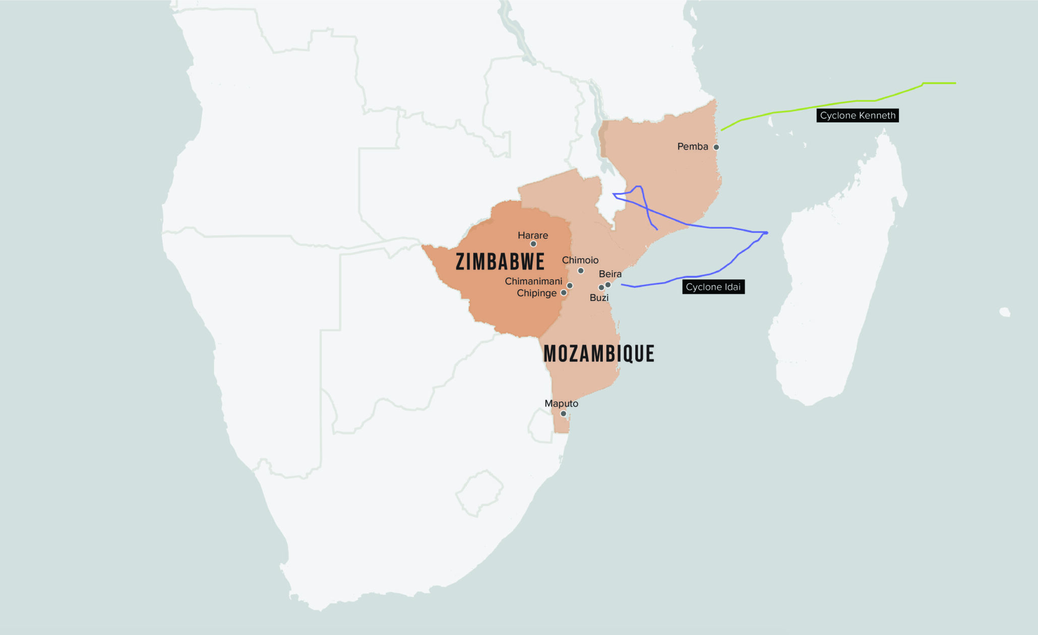 Devastation and Displacement: Unprecedented Cyclones in Mozambique and ...