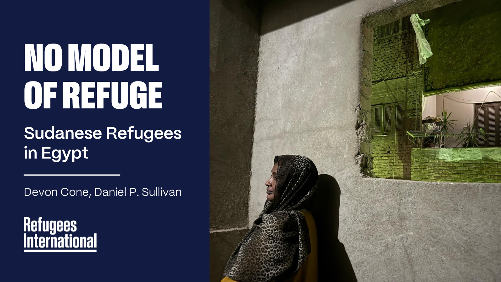 No Model of Refuge: Sudanese Refugees in Egypt - Refugees International